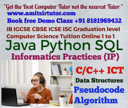 Best Computer Science Tutor in India - AmitSirTutor